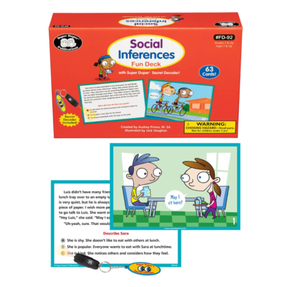 Social Inferences Fun Deck – Autism Homeschool Resources
