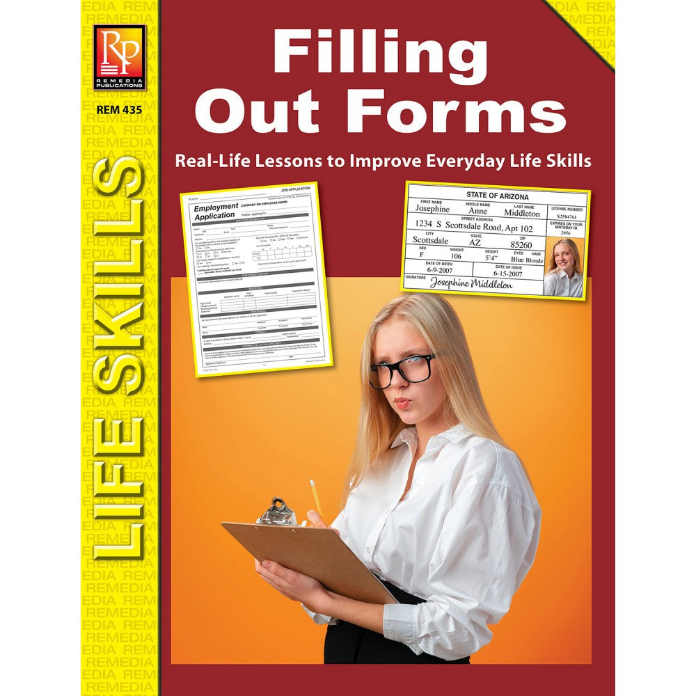 Filling Out Forms Workbook: Autism Daily Living Skills Curriculum – Autism Homeschool Resources