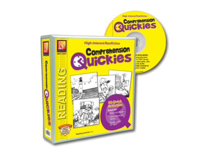 Comprehension Quickies Workbook: Reading Support – Autism Homeschool ...