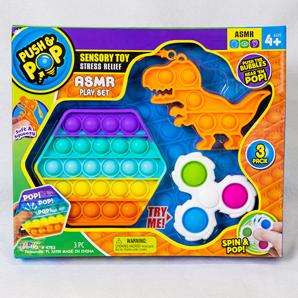 Push Pop Set - Includes 3 Fun Poppers – Autism Homeschool Resources
